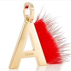 Fendi | Accessories | Fendi Mink Furgold Initialalphabet Charms | Poshmark